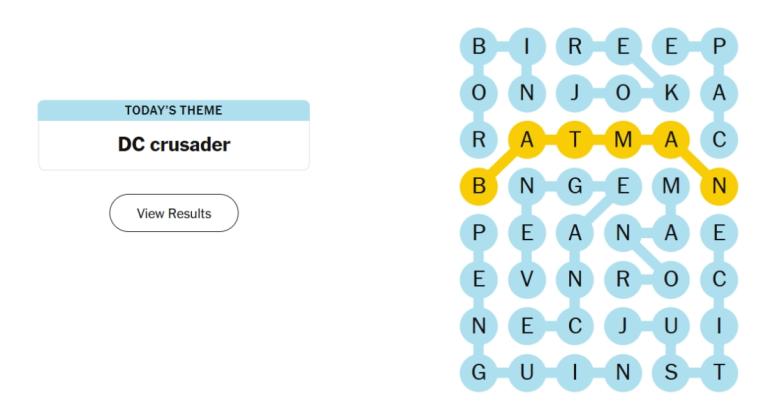What are the Common Themes in the NYT Strands Puzzle? | Beebom Puzzle