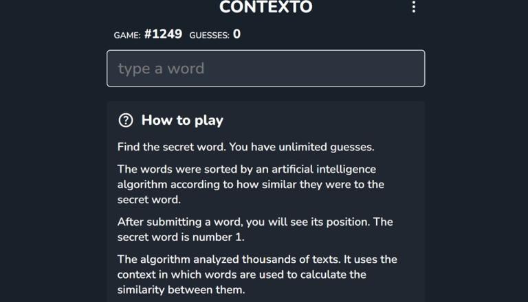 Best Contexto Starting Words | Beebom Puzzle