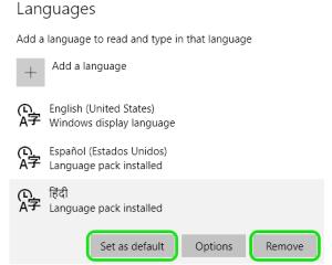 How to Add, Remove and Change Language in Windows 10