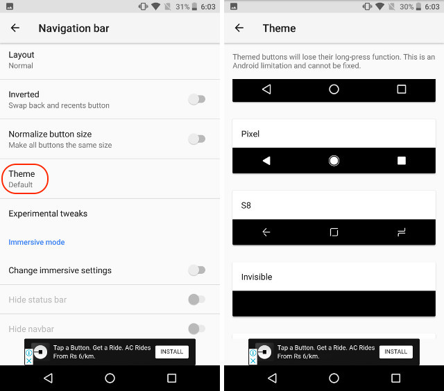How to Customize Navigation Bar in Android Oreo (Guide) | Beebom