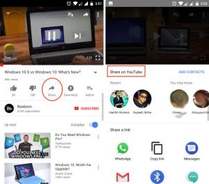 How to Use YouTube Share Feature on Android or iOS | Beebom