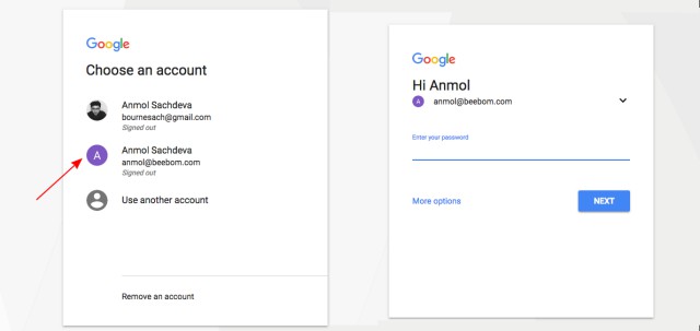 How to Change Default Gmail Account | Beebom