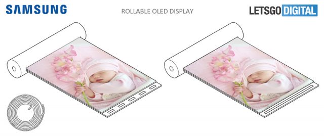Samsung Patents A Cylindrical Scroll-like Device With Rollable Display ...