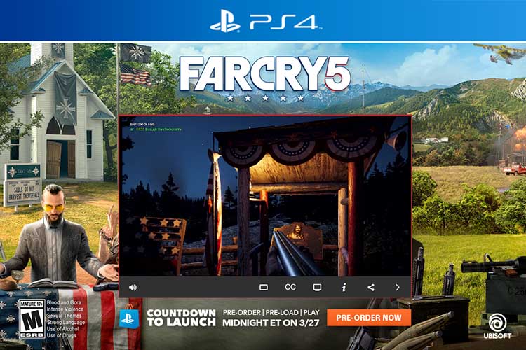 Watch The Far Cry 5 Countdown To Launch And Win A 20 Off Discount Code