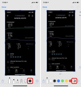 There's a Color Palette in iOS 12's Screenshot Editor | Beebom