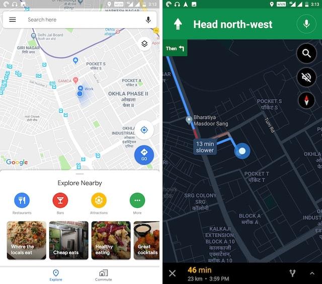 How to Use Dark Mode on Google Maps on Android and iPhone | Beebom