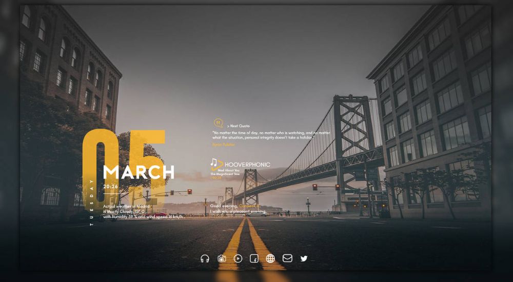 25 Gorgeous Rainmeter Skins You Should Use in 2025 | Beebom