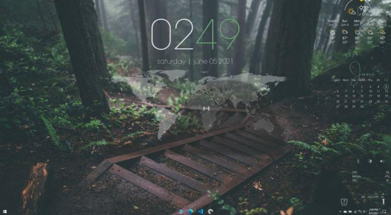 20 Gorgeous Rainmeter Skins You Should Use in 2025 | Beebom