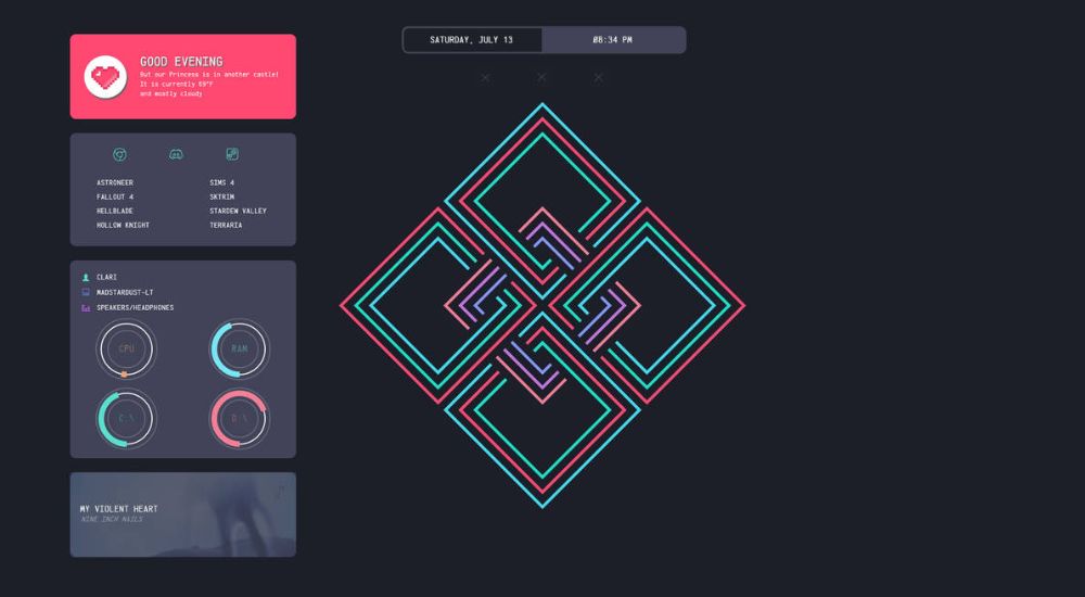 25 Gorgeous Rainmeter Skins You Should Use in 2026 | Beebom