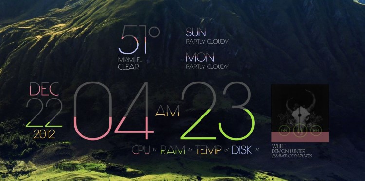 20 Gorgeous Rainmeter Skins You Should Use in 2025 | Beebom