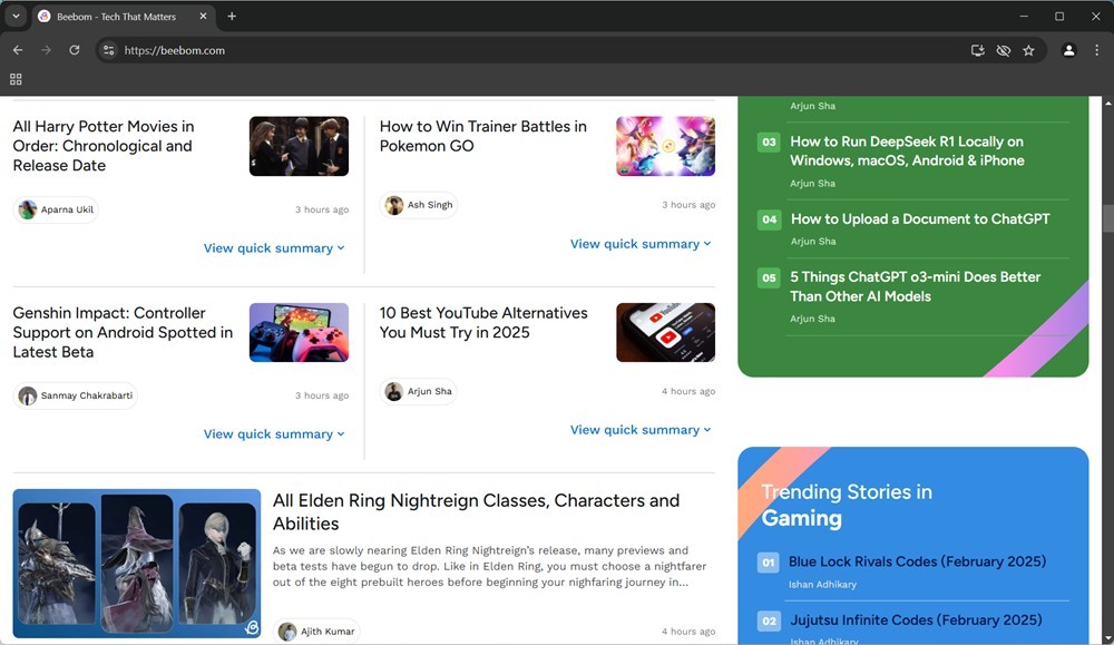 12 Best Chrome Alternatives You Should Try in 2025 | Beebom