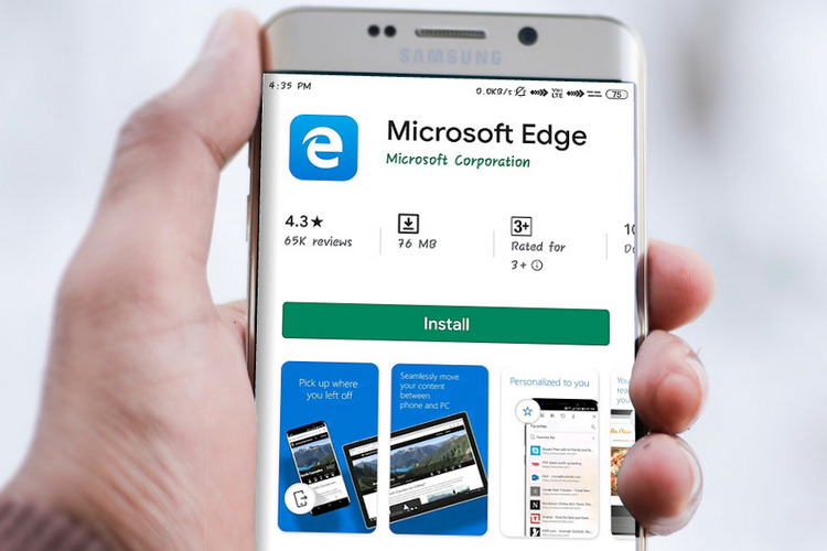 Microsoft Edge Now Supports Dark Mode on Android 10 | Beebom