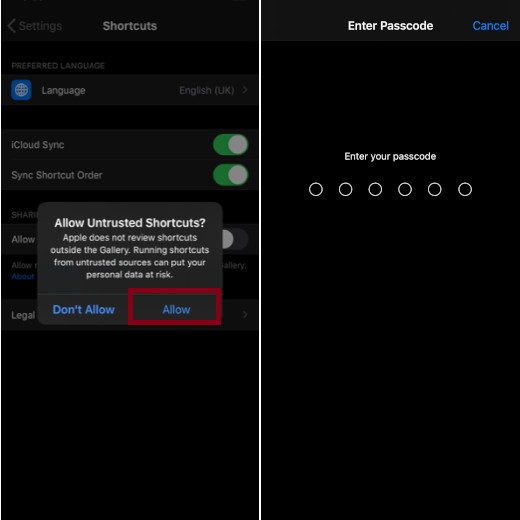 How to Allow Untrusted Shortcuts in iOS 13 and iPadOS 13 | Beebom