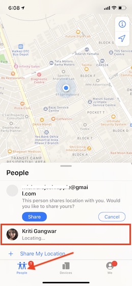 How to Receive Location Updates from Friends Using Find My | Beebom