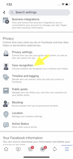 How To Disable Facebooks Face Recognition On Iphone Android And Web Beebom
