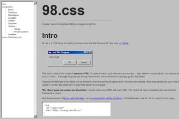 You Can Build Windows 98-Inspired UIs with the 98.css | Beebom
