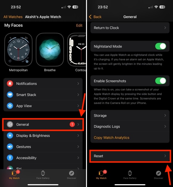How to Reset Apple Watch (All Methods) | Beebom