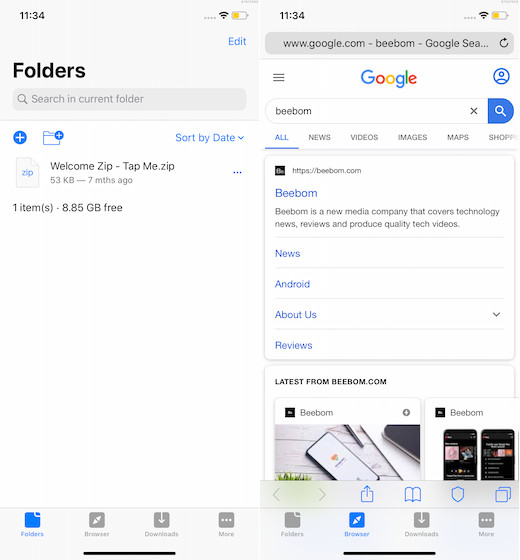10 Best File Managers for iPhone to Manage Files on iOS (2020) | Beebom