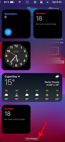 Tips to Use Widgets in macOS Big Sur on Your Mac | Beebom