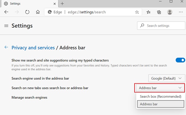 How to Change the Default Search Engine on Microsoft Edge | Beebom