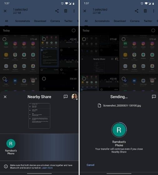 How to Enable and Use Nearby Share on Android | Beebom