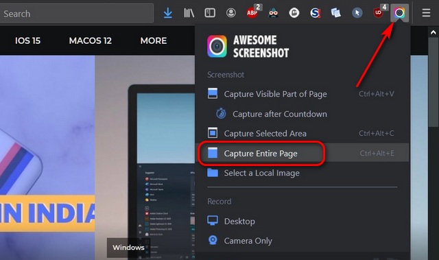 How to Take a Scrolling Screenshot on Windows 10 | Beebom