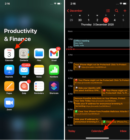 How to Sync Google Calendar with Apple Calendar on iPhone | Beebom