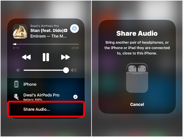 How to Share Audio Using Audio Sharing on iPhone | Beebom