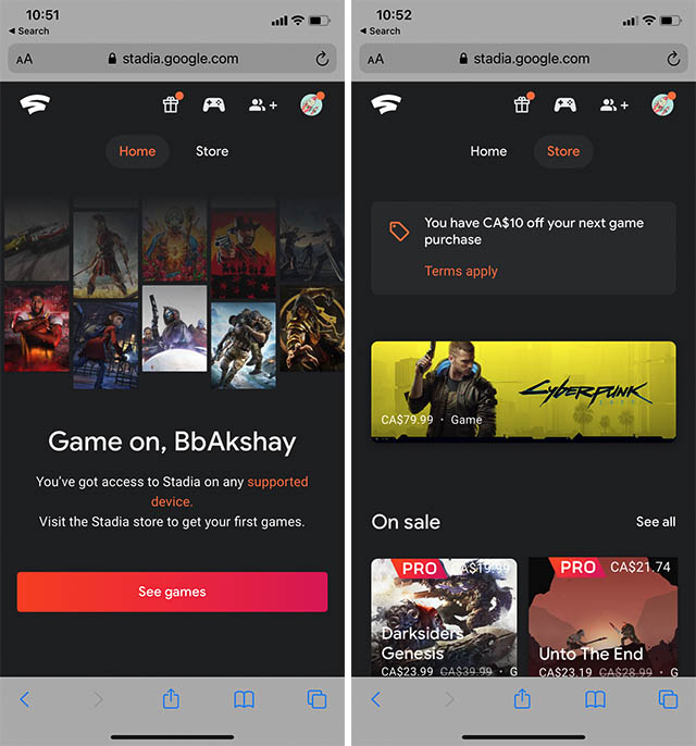 How to Play Google Stadia on iPhone and iPad | Beebom