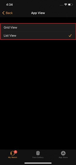 How to Customize Apple Watch App View | Beebom