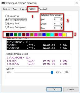 Customize Command Prompt Color and Font in Windows 10 | Beebom