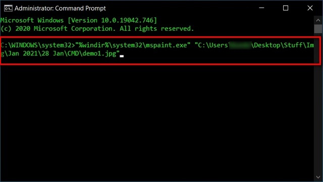 How to Open Files Using Command Prompt in Windows 10 | Beebom