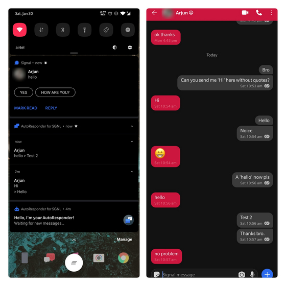How To Send Automated Replies In Signal App Guide Beebom