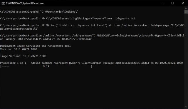 How to Install Hyper-V on Windows 10 Home [Working Method] | Beebom