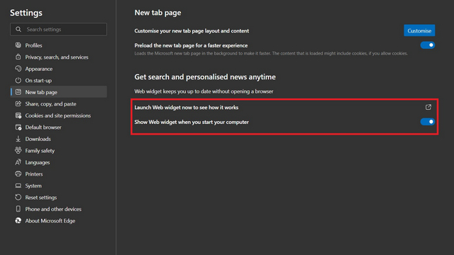 How to Get News and Weather Widget on Microsoft Edge | Beebom