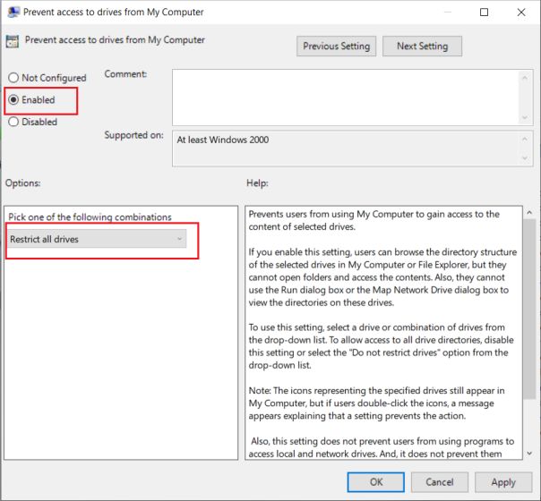 How to Restrict Hard Drive Access to Local Accounts on Windows 10 | Beebom