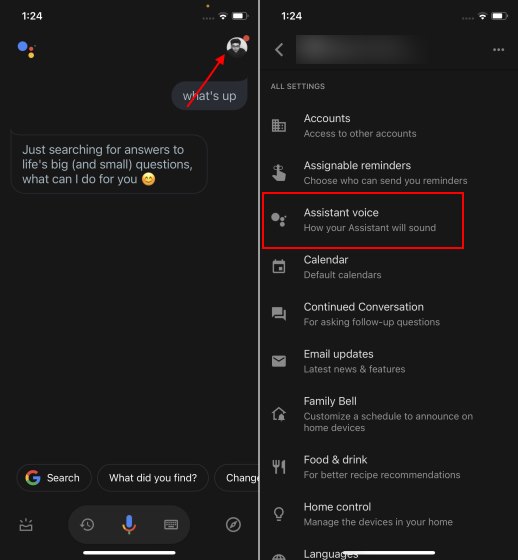 How to Change Google Assistant Voice and Language | Beebom