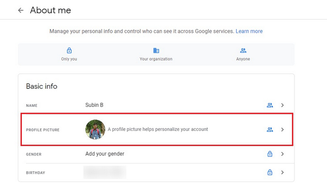 How to Remove Profile Photo from Google Account | Beebom
