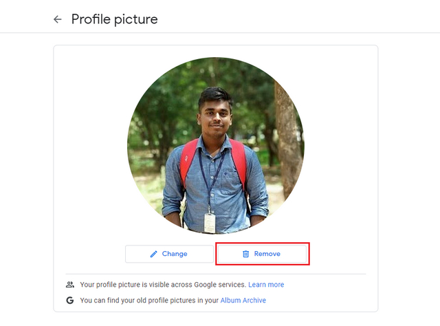 How to Remove Profile Photo from Google Account | Beebom