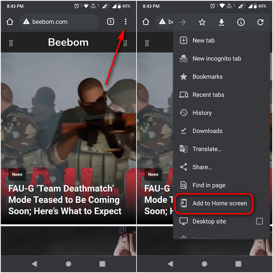 3 Ways to Turn Any Website Into Android App [Guide] | Beebom