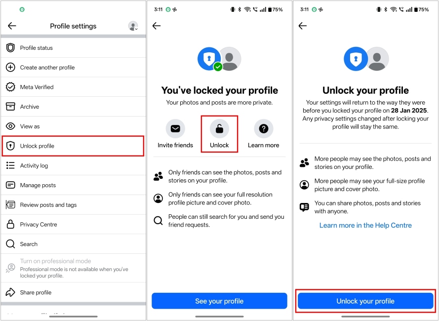 How to Lock Your Facebook Profile on iPhone, Android & Desktop | Beebom