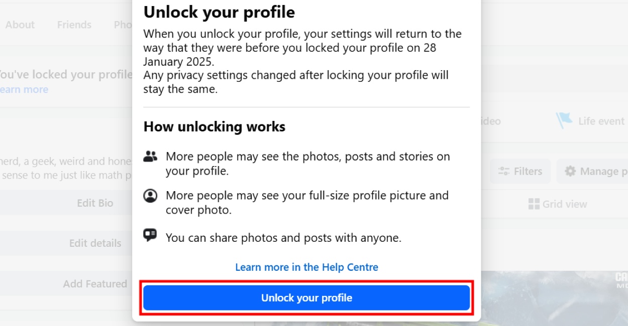 How to Lock Your Facebook Profile on iPhone, Android & Desktop | Beebom