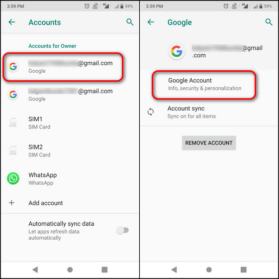 How to Remove Google Account From Your Phone (Android and iOS) | Beebom