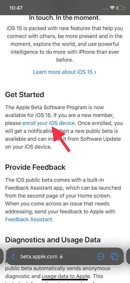 How to Download and Install the iOS 15 Public Beta [Guide] | Beebom