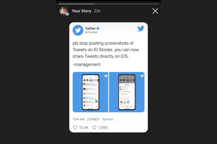 How to Share a Tweet on Instagram Story in 2021 (Guide) | Beebom