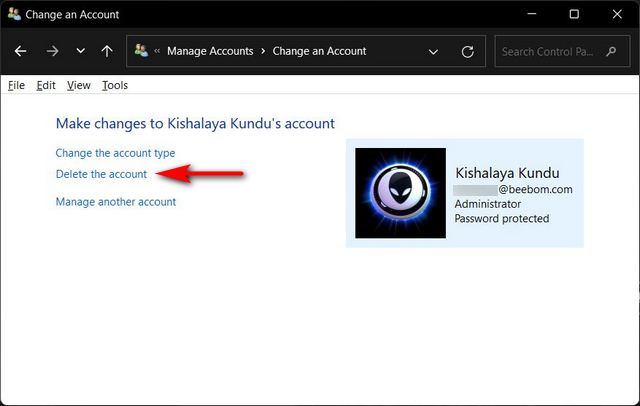 How to Remove Microsoft Account from Windows 11 [Guide] | Beebom
