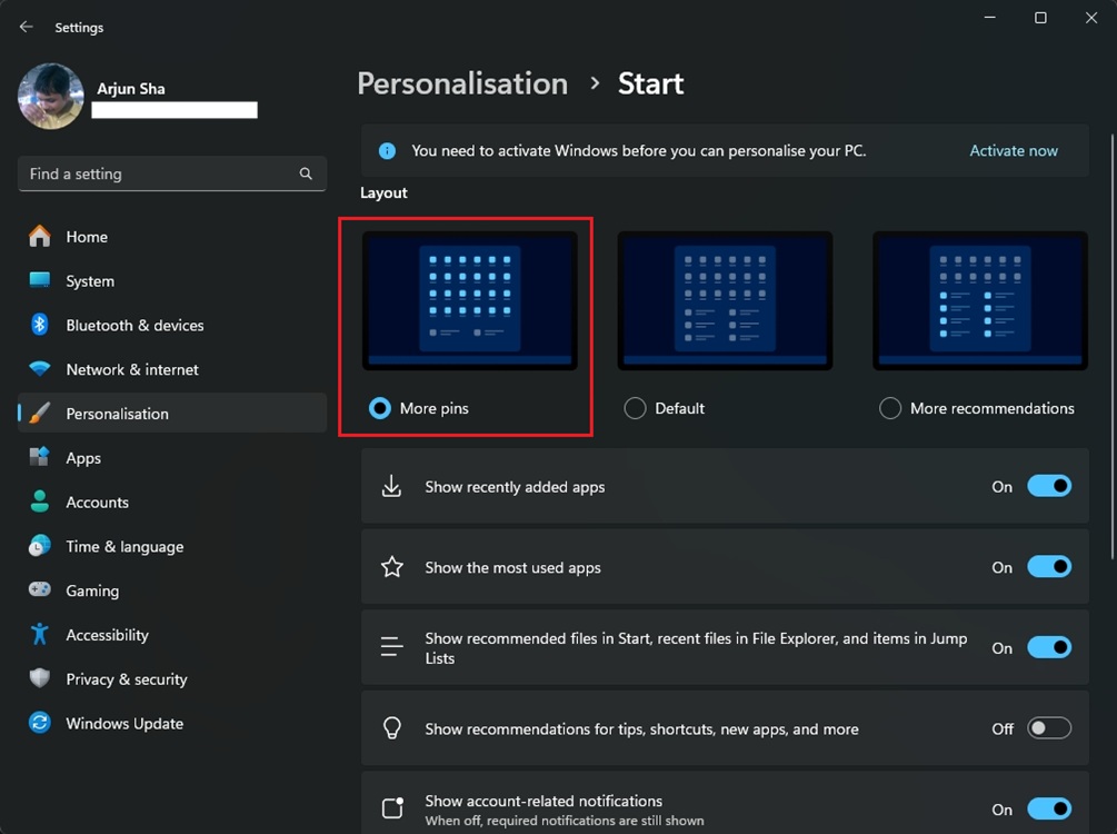 How to Customize the Start Menu on Windows 11 in 2025 | Beebom