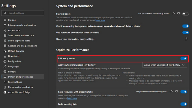 How to Enable or Disable Efficiency Mode in Microsoft Edge | Beebom