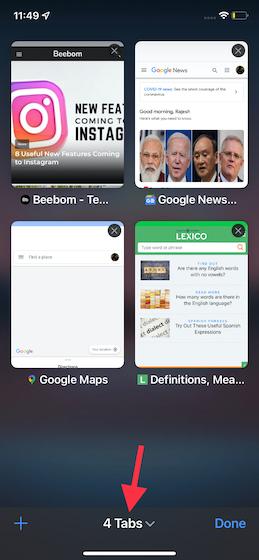 How to Use Tab Groups in Safari on iOS 15 (2021) | Beebom
