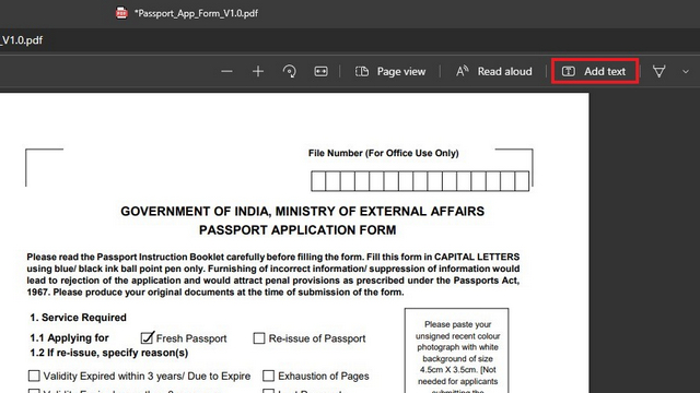 How to Add Text to PDF Files Using Microsoft Edge | Beebom